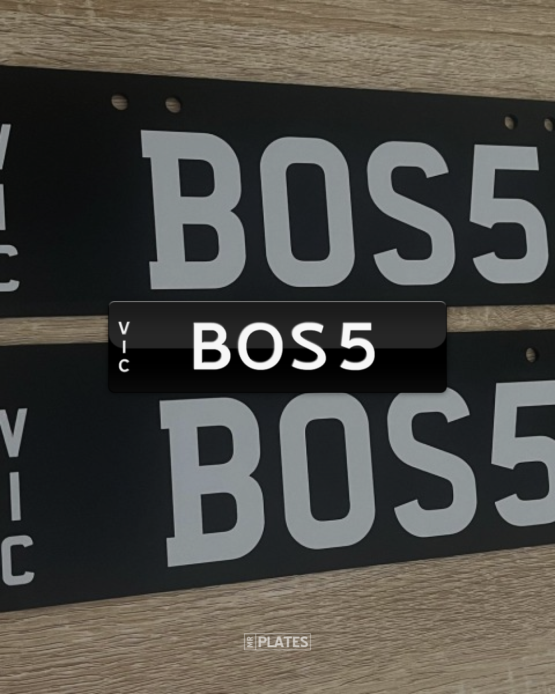 BOS5 (BOSS) Number Plates For Sale, VIC - MrPlates