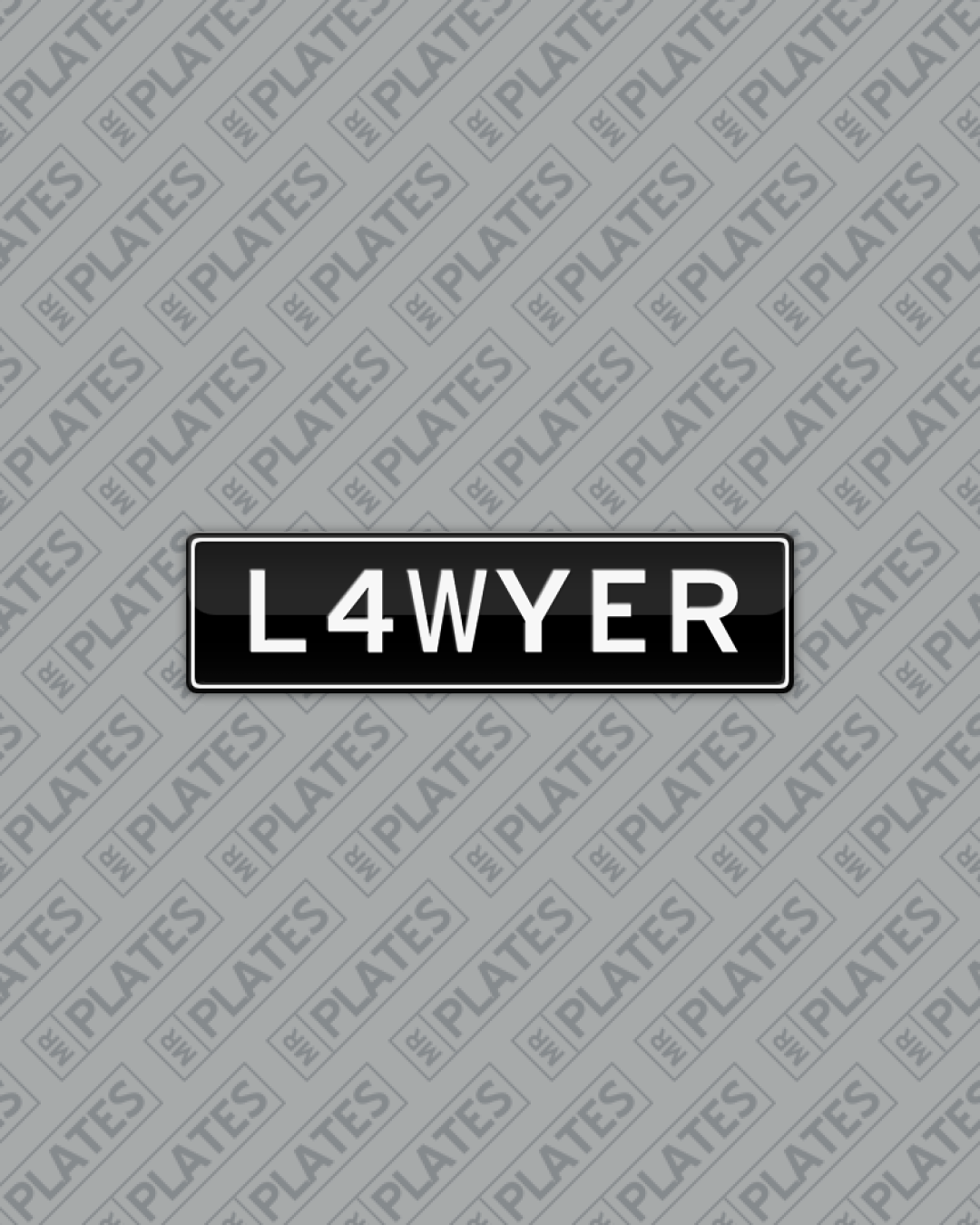 L4WYER (LAWYER Plates) Number Plates For Sale, NSW - MrPlates