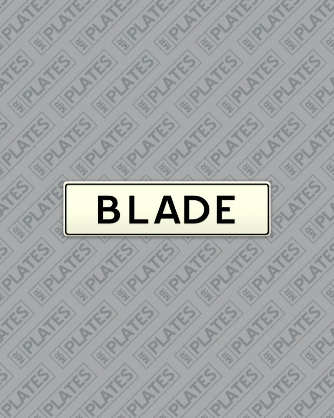 BLADE Number Plates For Sale, WA - MrPlates