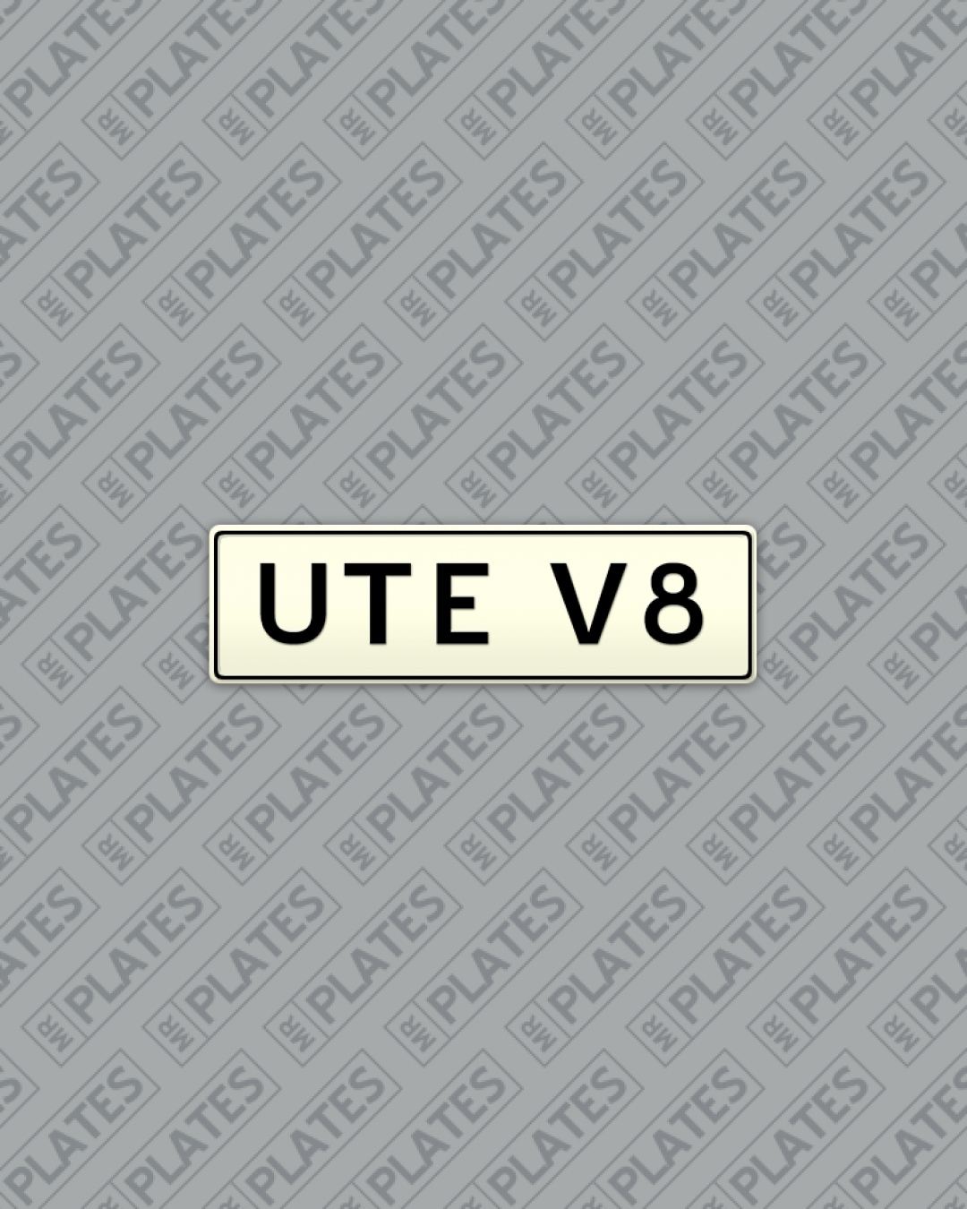 UTE V8 Number Plates For Sale, NSW - MrPlates