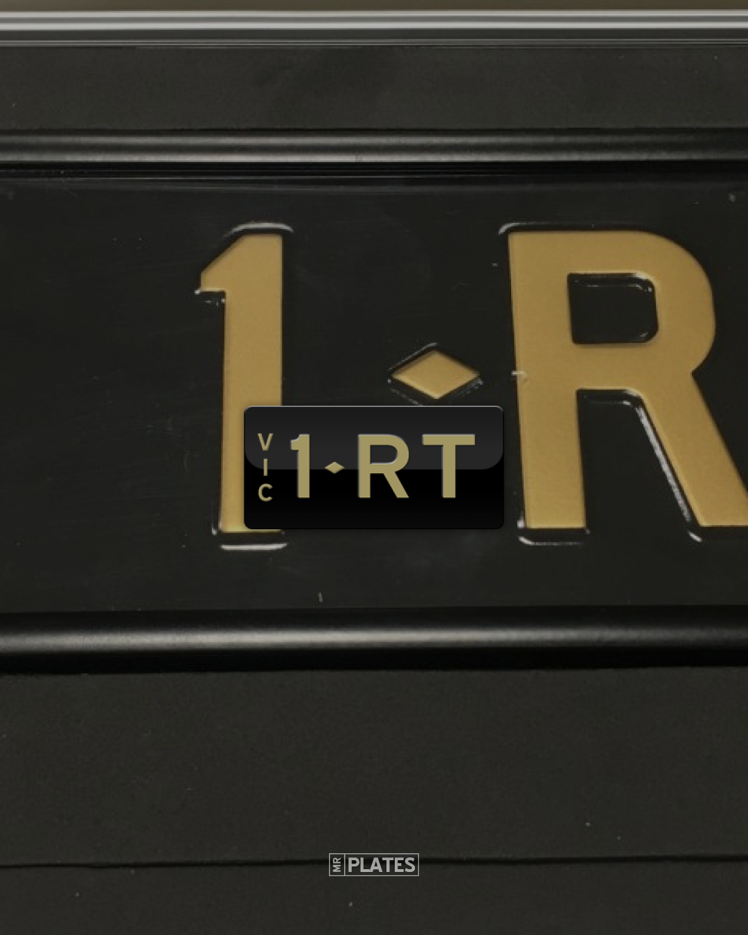 1·RT (AFL Richmond Tigers) Number Plates For Sale, VIC - MrPlates