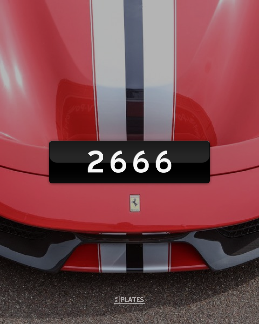 2666 (ACT 2666) Number Plates For Sale, ACT - MrPlates