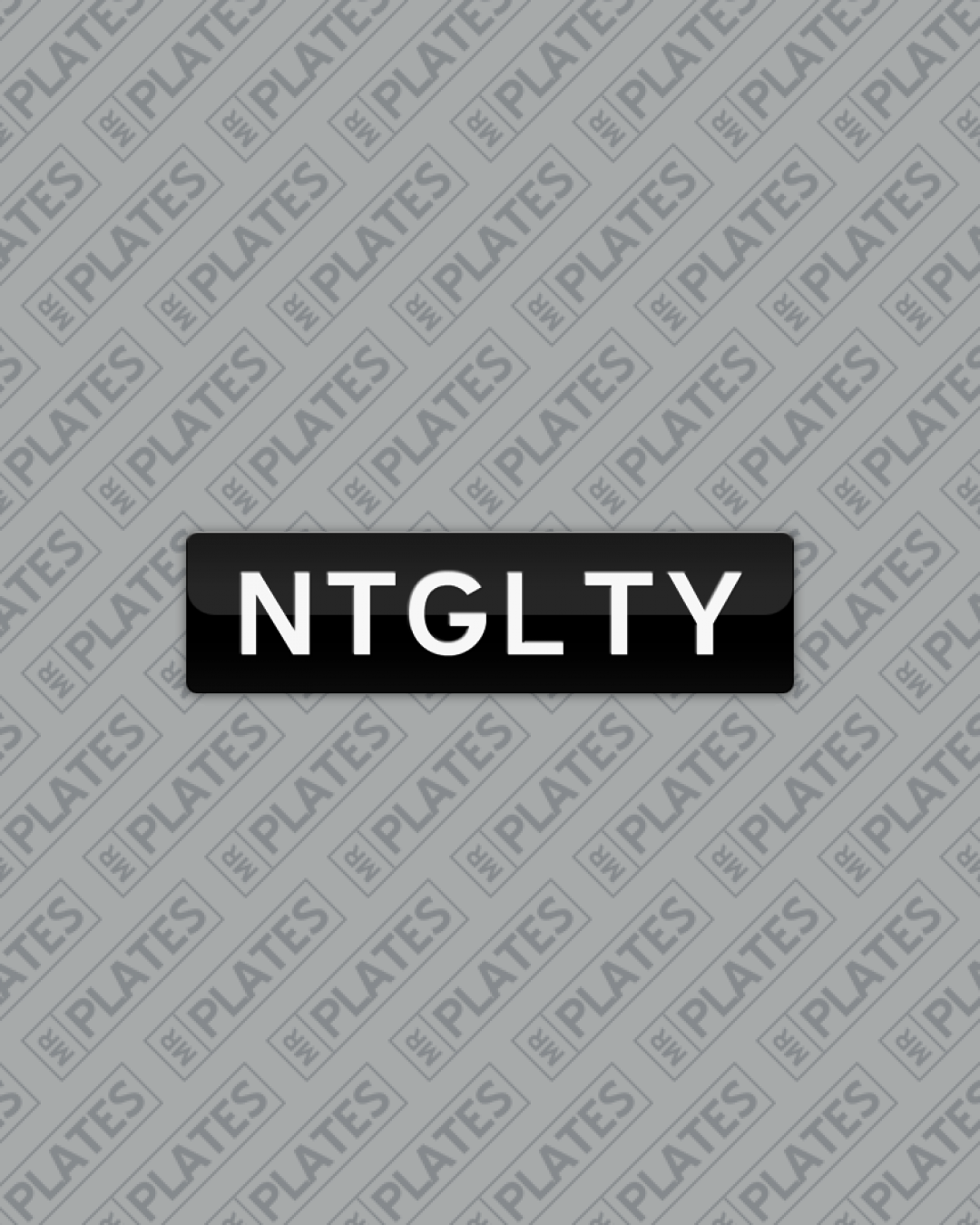 NTGLTY (NOT GUILTY) Number Plates For Sale, VIC - MrPlates