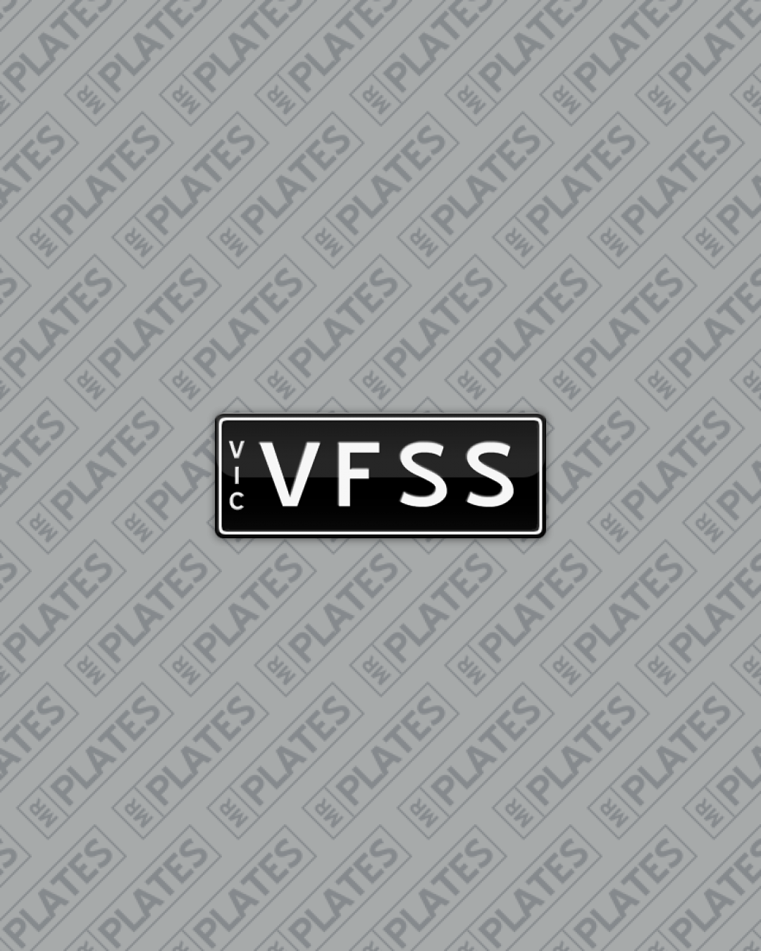 VFSS (VFSS Holden VF SS) Number Plates For Sale, VIC - MrPlates