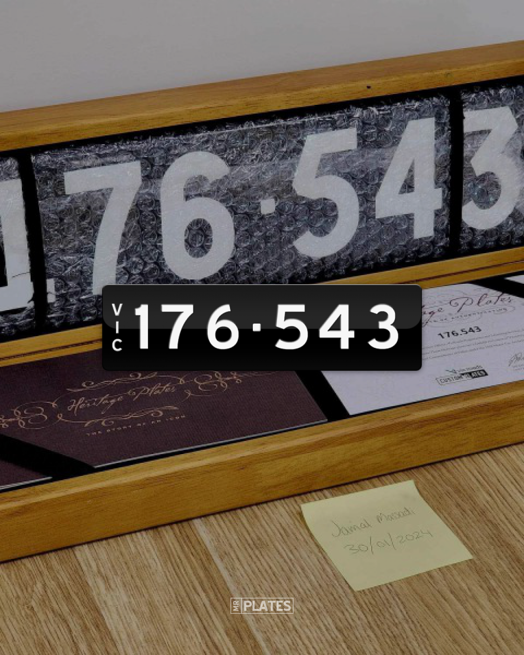 176·543 (176 543) Number Plates For Sale, VIC - MrPlates