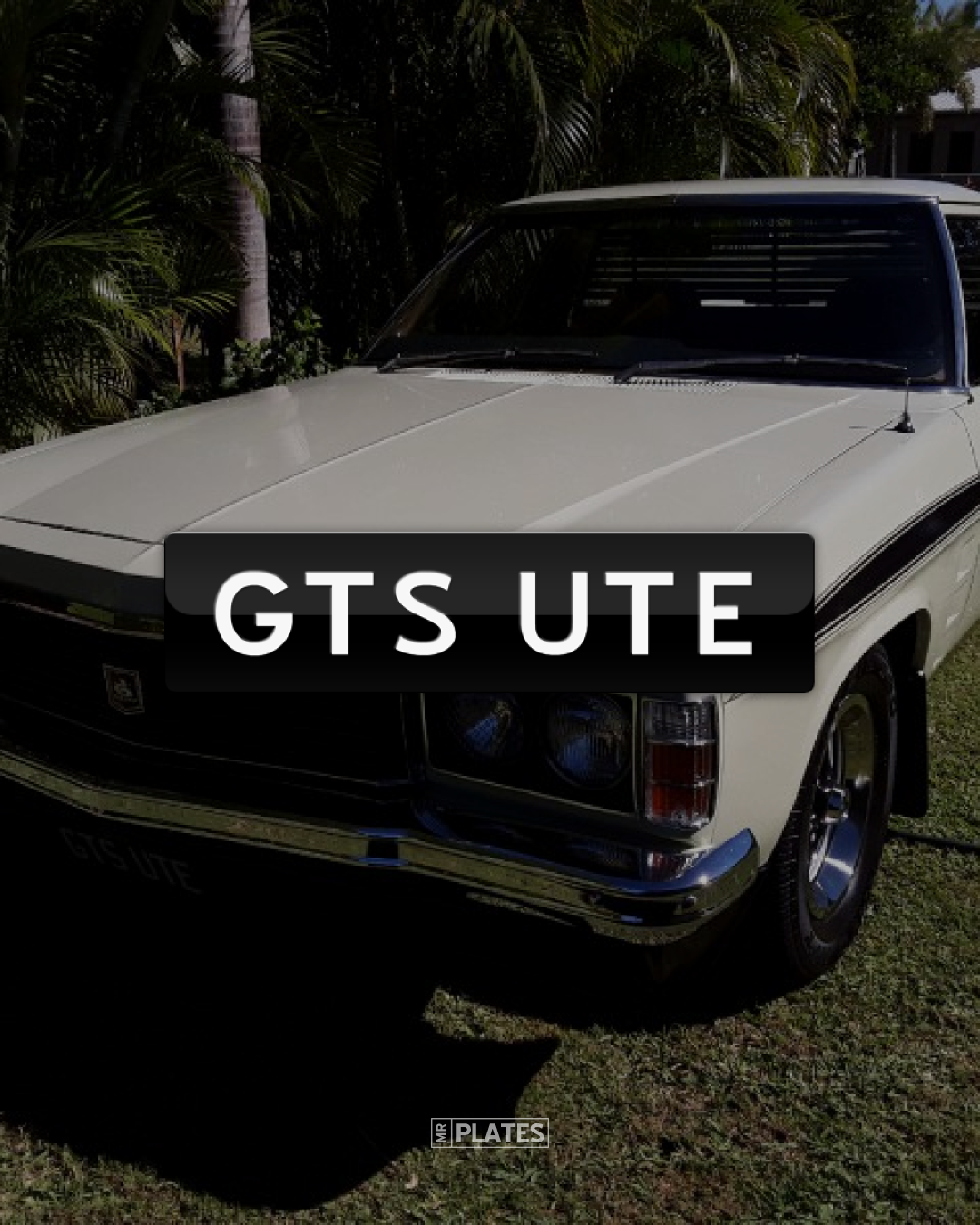 GTS UTE (Holden GTS Ute) Number Plates For Sale, QLD - MrPlates