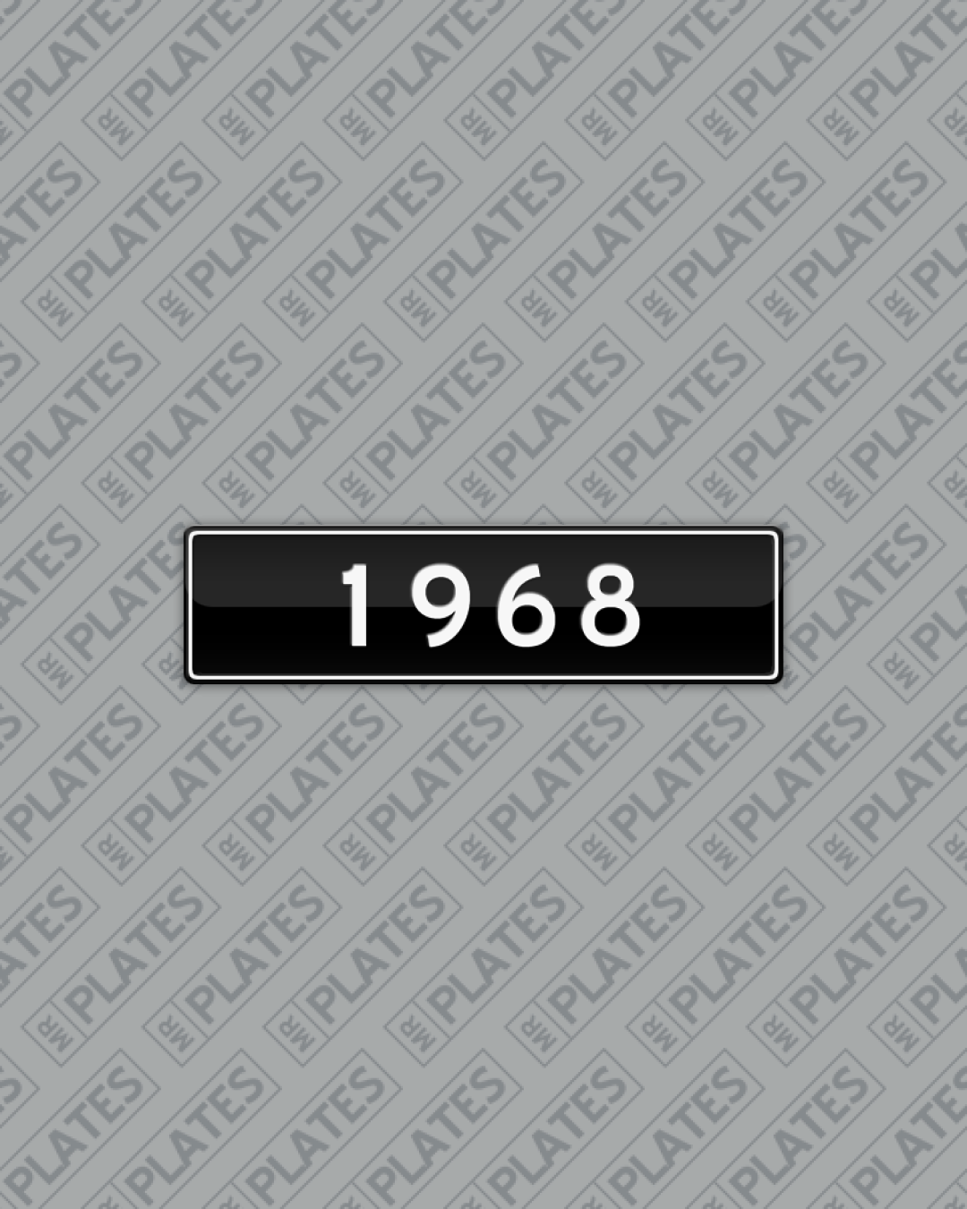 1968 Number Plates For Sale, VIC - MrPlates