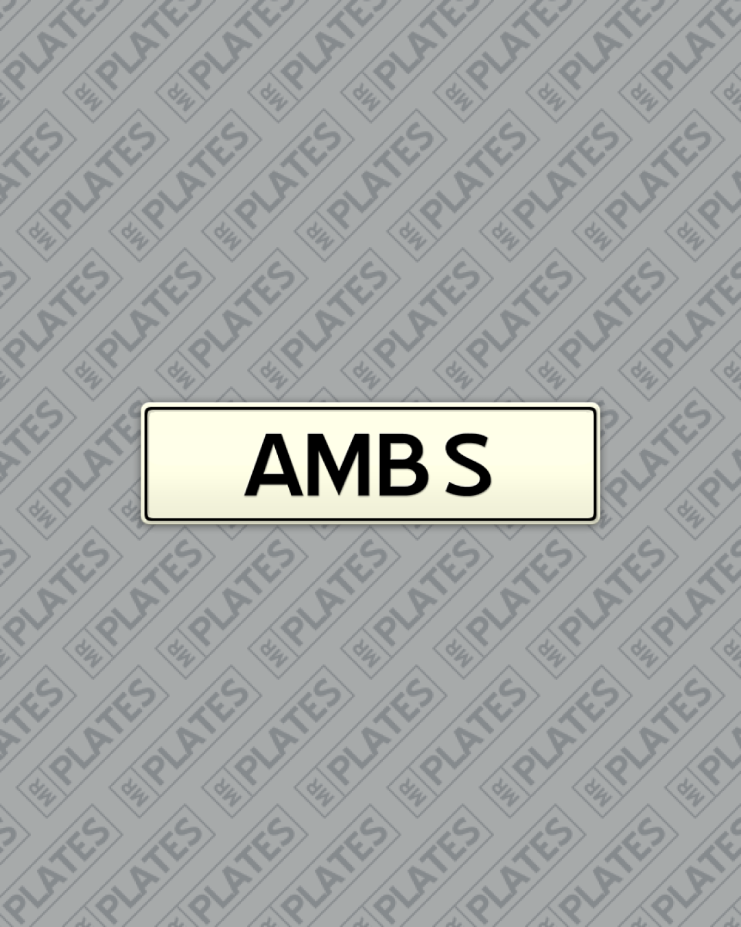 AMBS (Amber) Number Plates For Sale - MrPlates