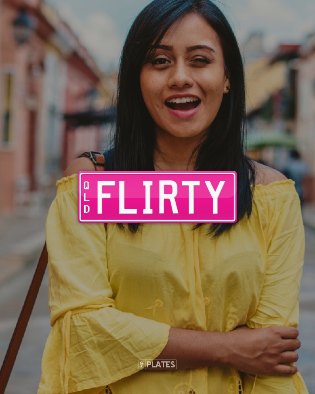 FLIRTY (Flirtatious Character) Number Plates For Sale, QLD - MrPlates