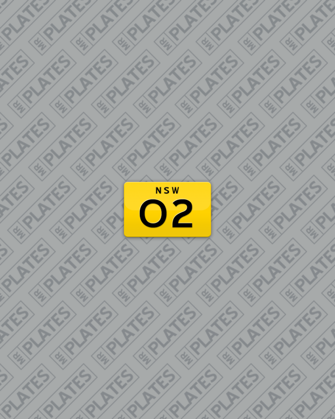 O2 Number Plates For Sale, NSW - MrPlates