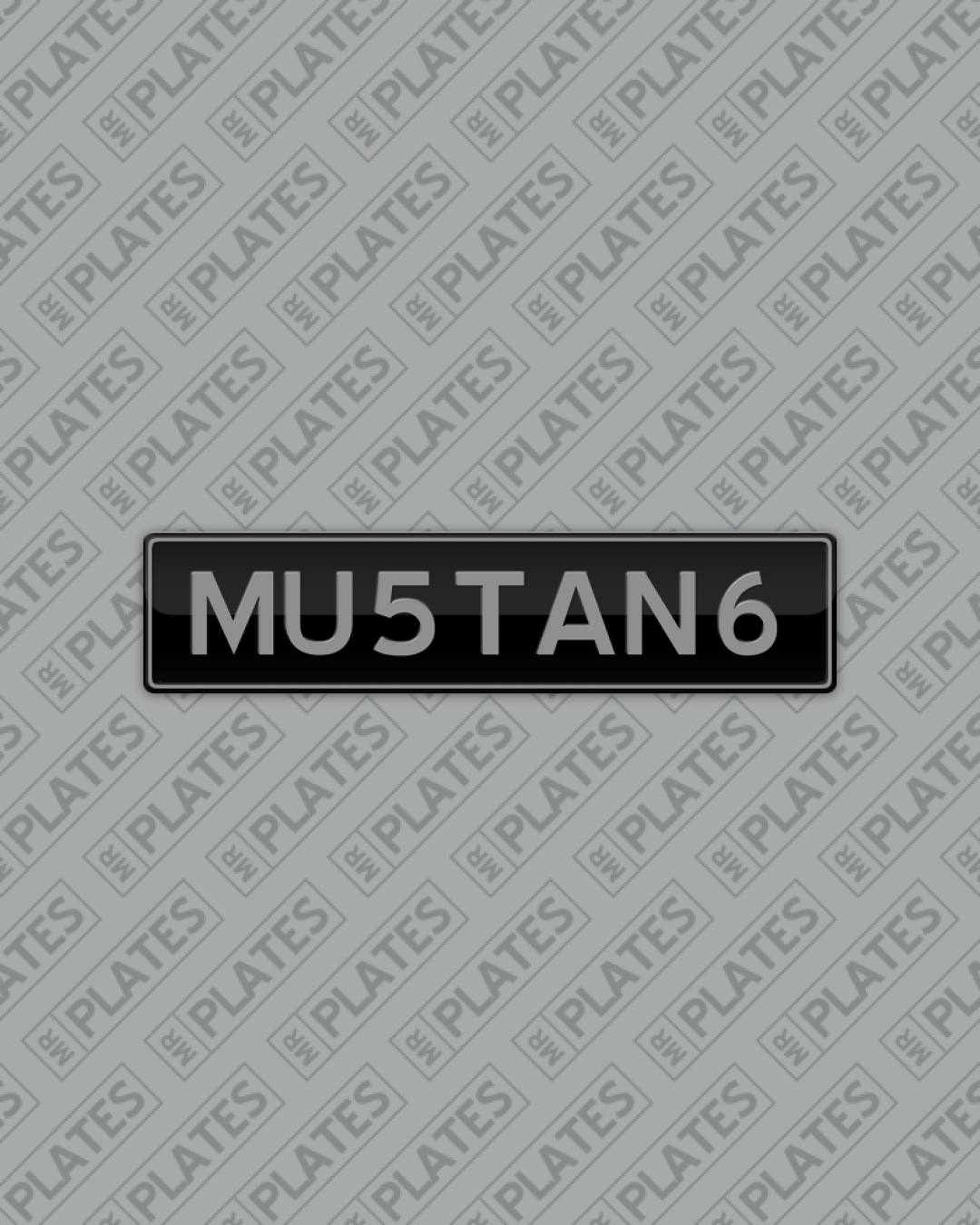 MU5TAN6 (Mustang) Number Plates For Sale, QLD - MrPlates