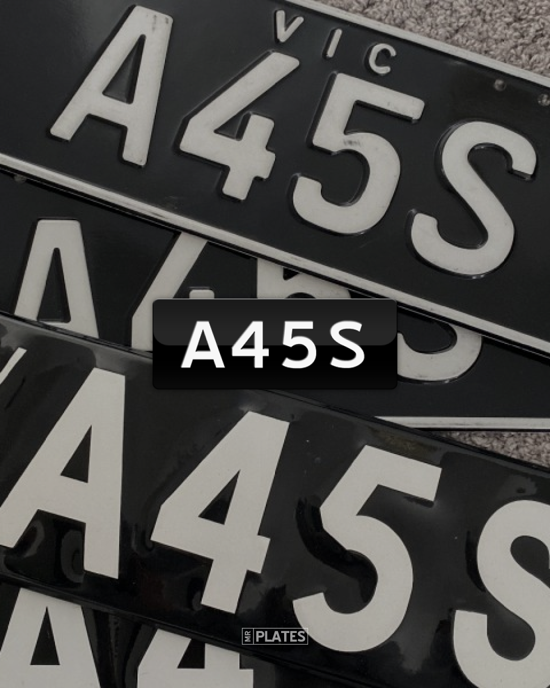 A45S (A45S Mercedes-Benz) Number Plates For Sale, VIC - MrPlates