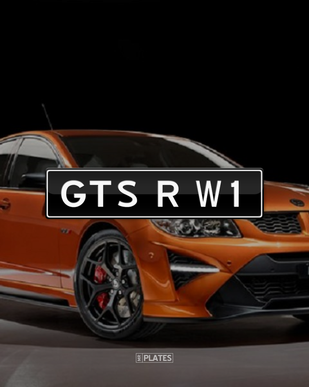 GTS R W1 Number Plates For Sale, WA - MrPlates
