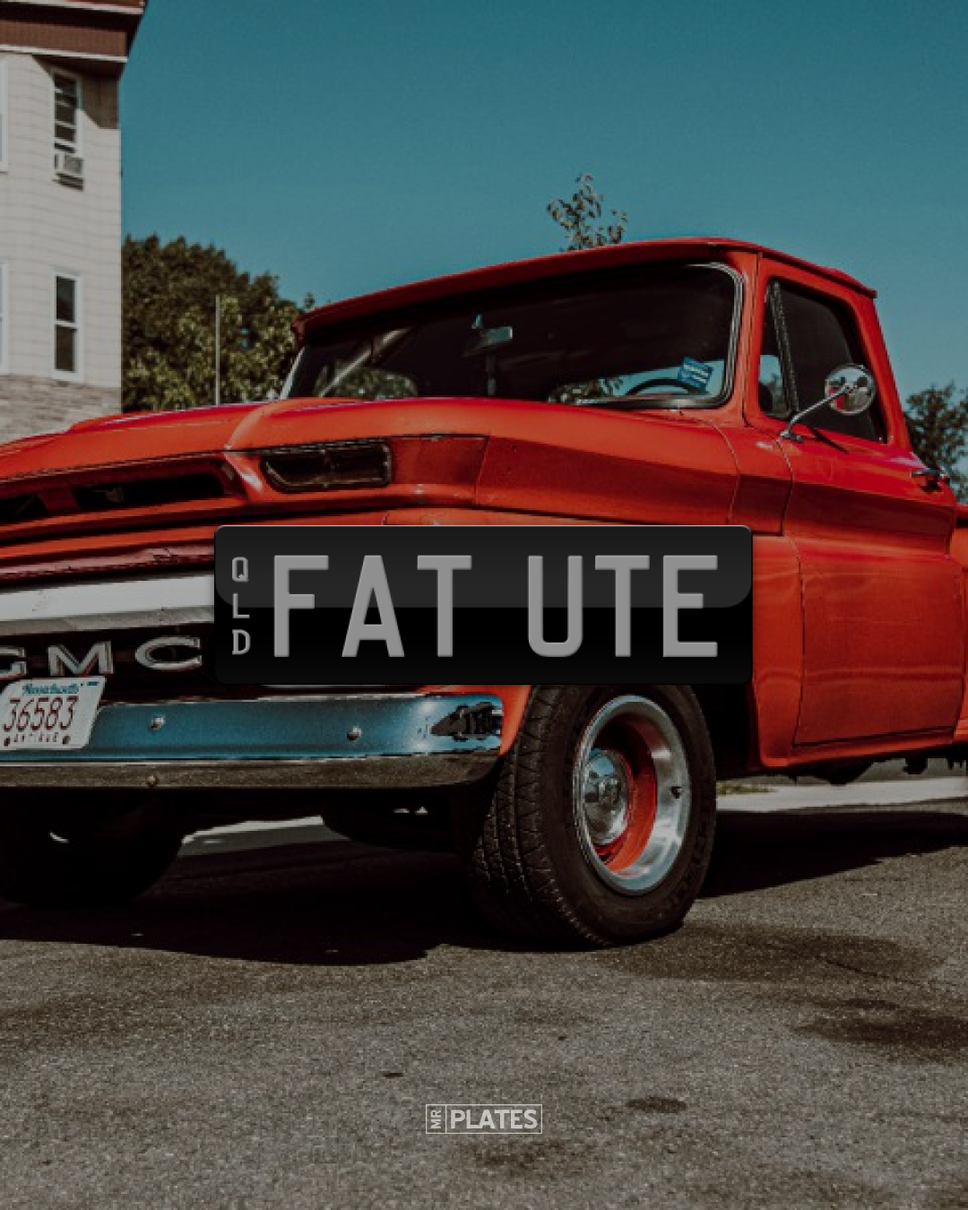 FAT UTE Number Plates For Sale, QLD - MrPlates