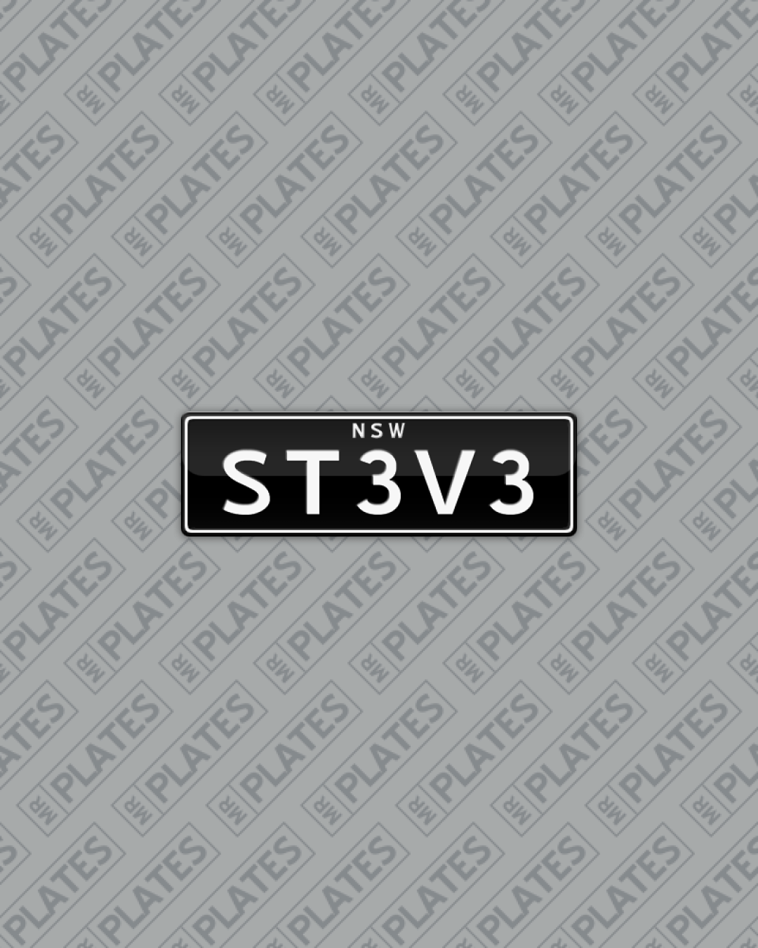 ST3V3 (STEVE) Number Plates For Sale, NSW - MrPlates