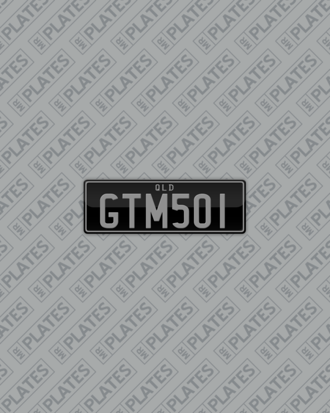 GTM501 (GT Mustang 5.0 Litres) Number Plates For Sale, QLD - MrPlates