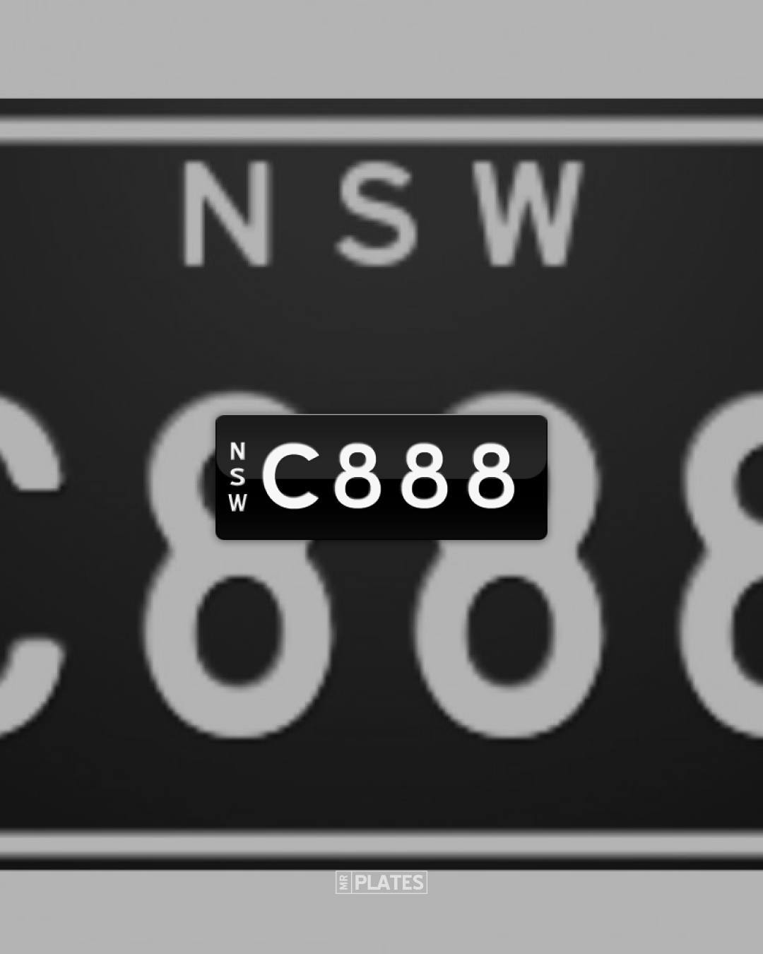 C888 (C888 Triple 8 And Corvette Model) Number Plates For Sale, NSW ...