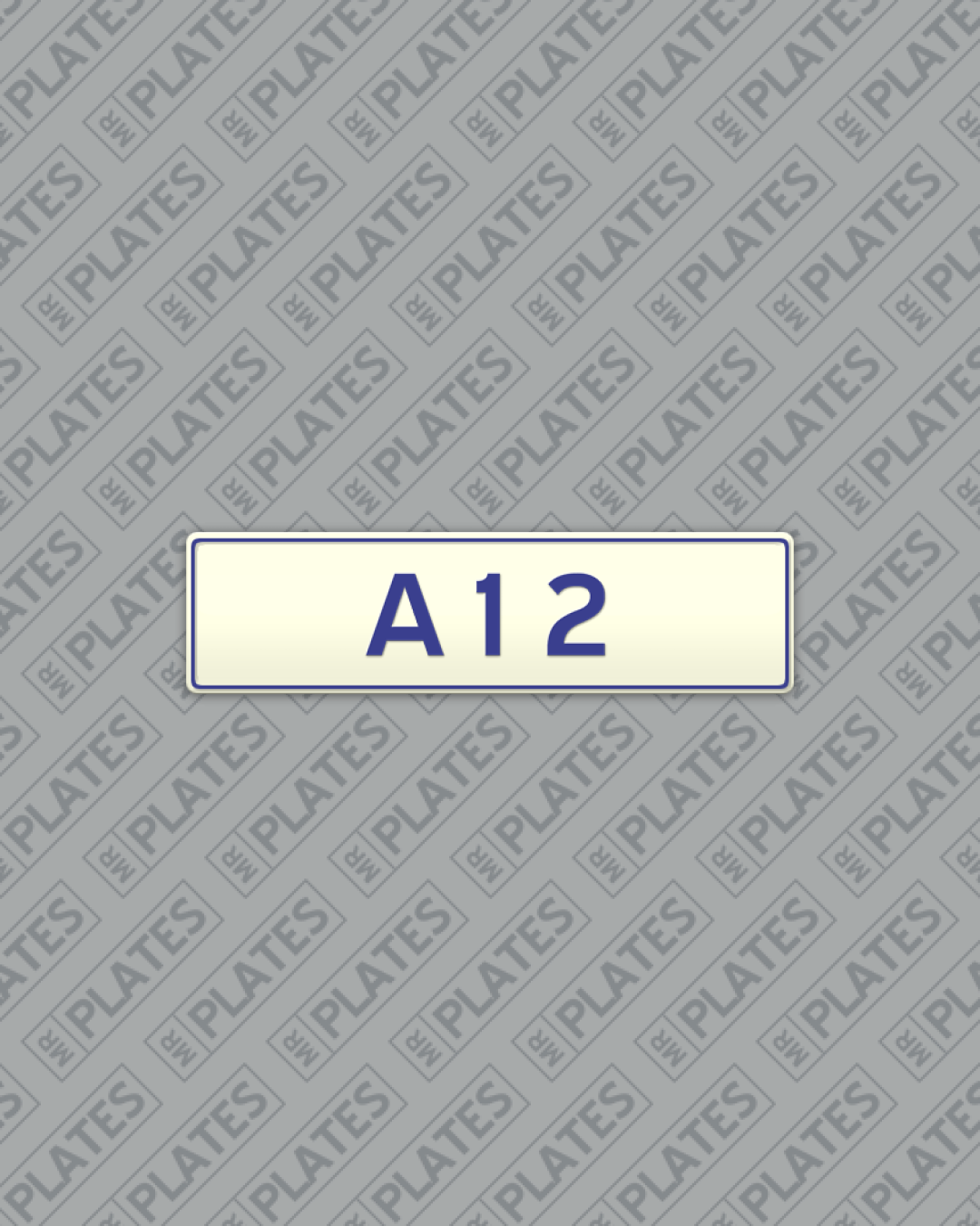 A12 Number Plates For Sale, ACT - MrPlates