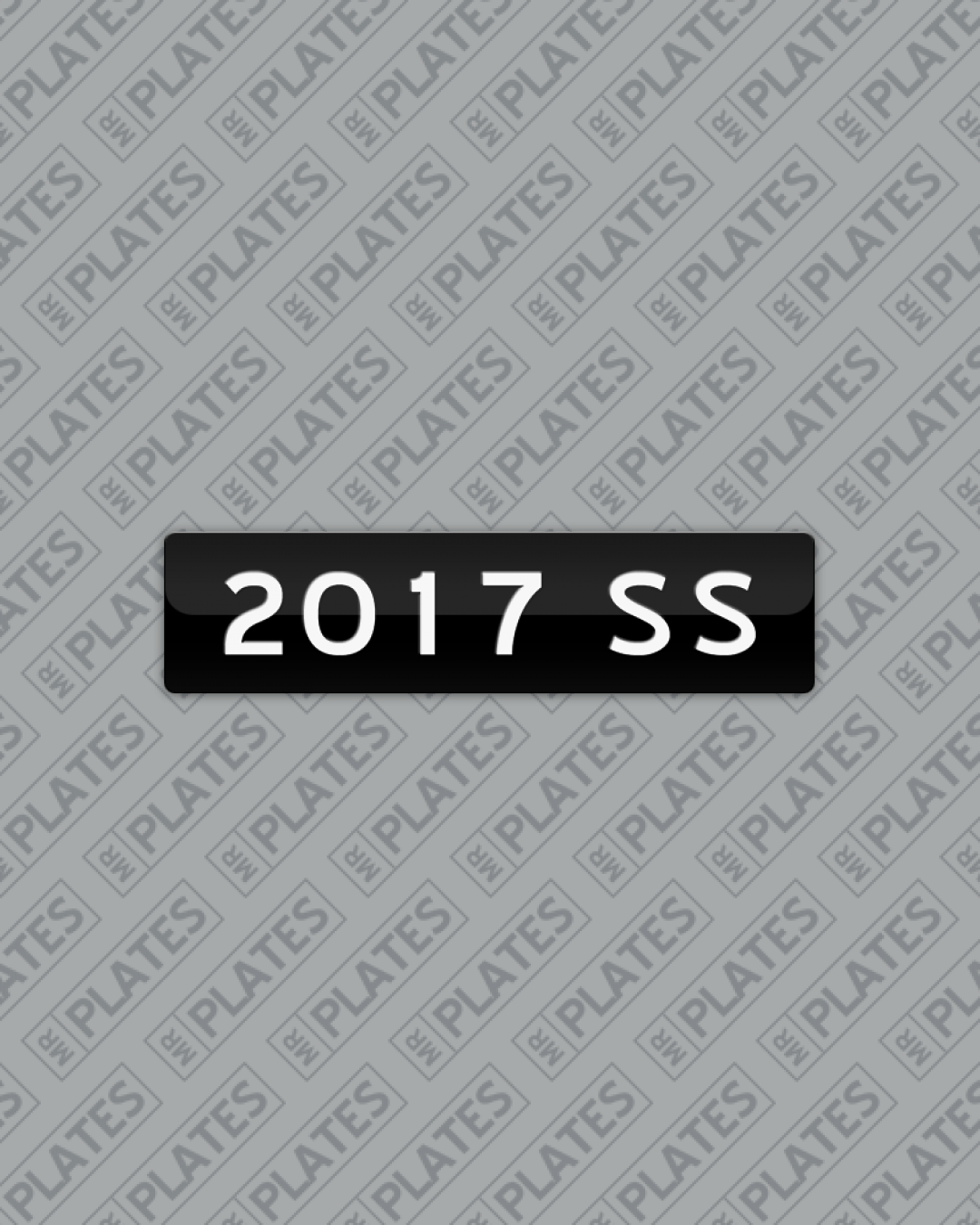 2017 SS Number Plates For Sale, QLD - MrPlates
