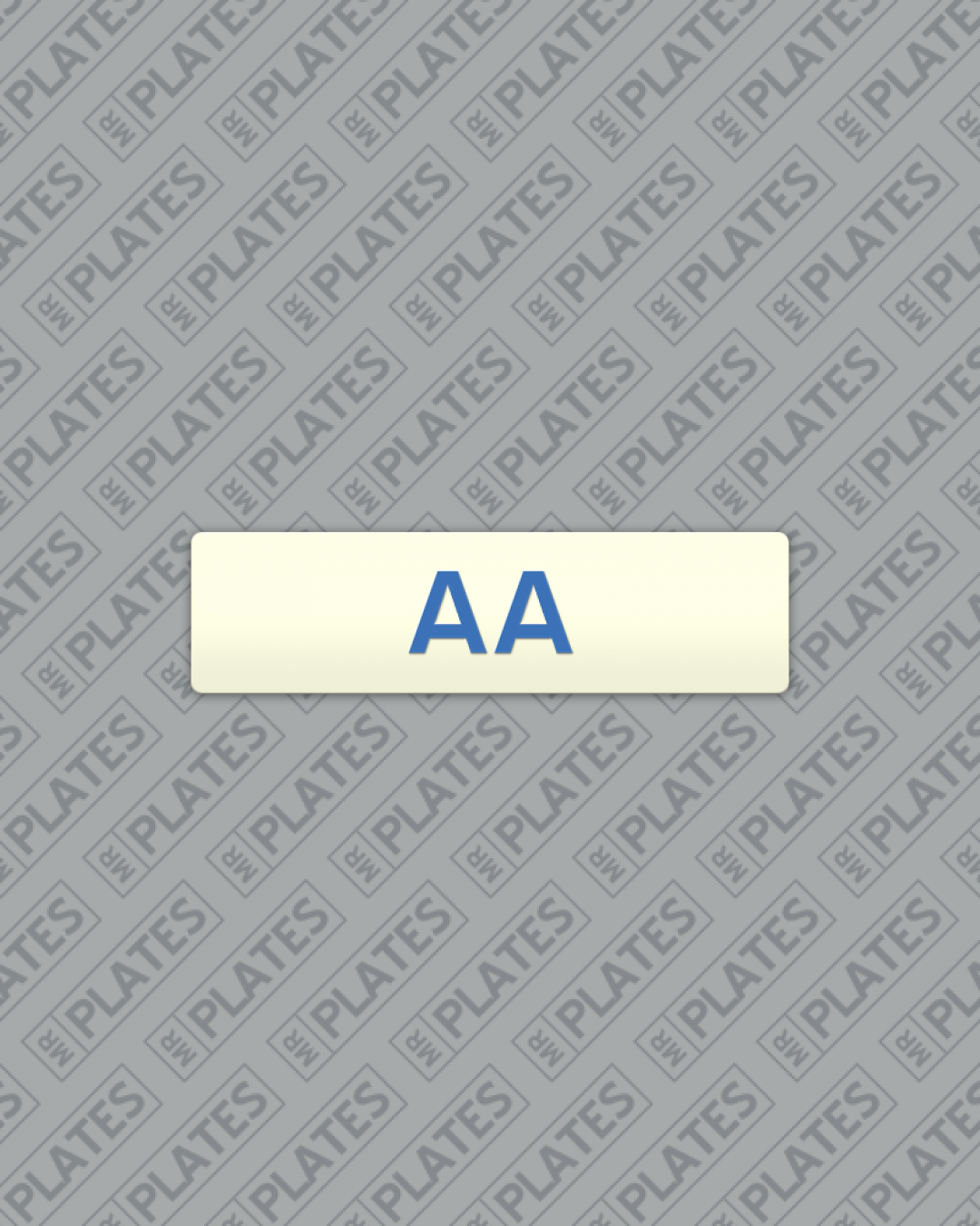 AA Number Plates For Sale, ACT - MrPlates