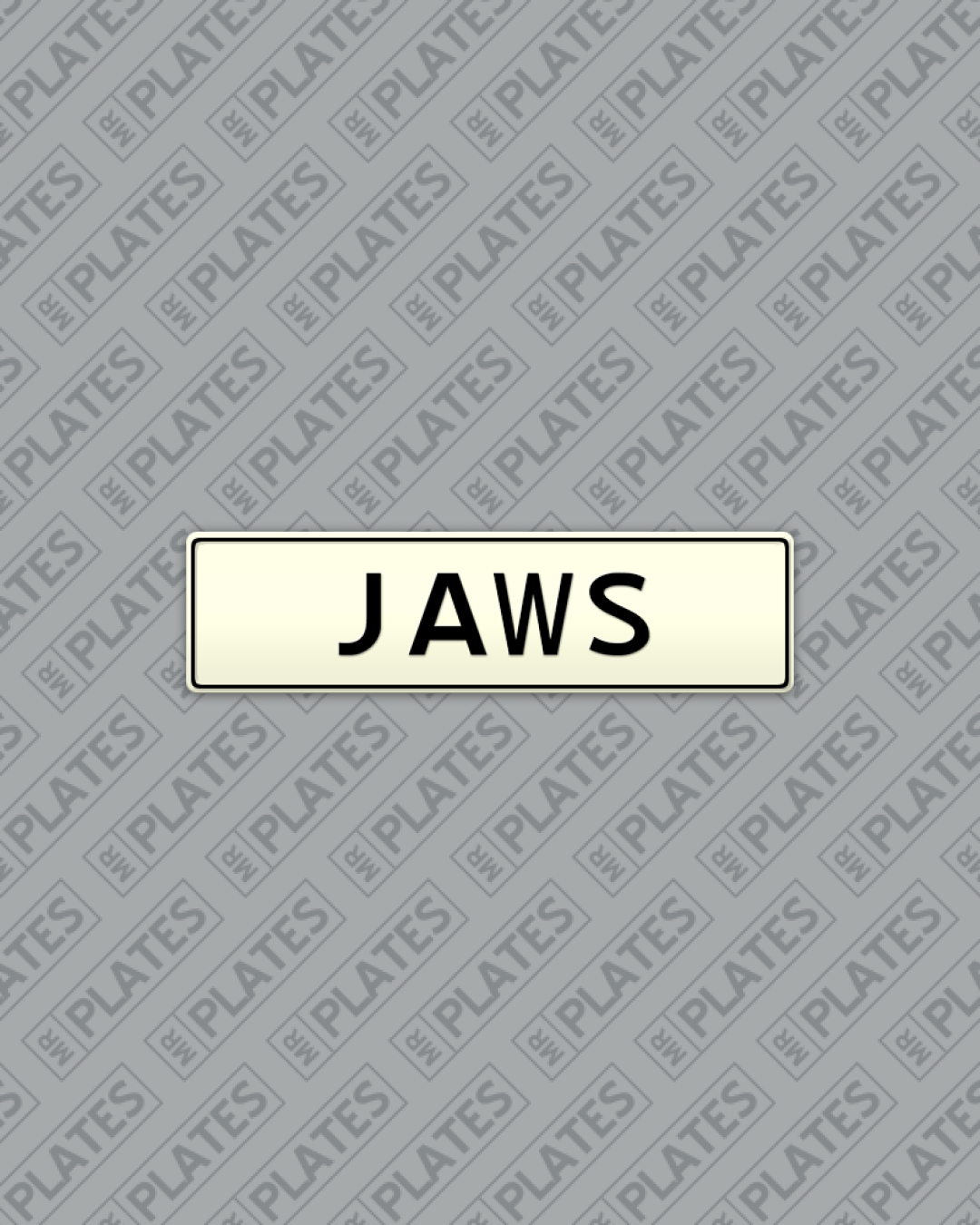 JAWS Number Plates For Sale, NSW - MrPlates