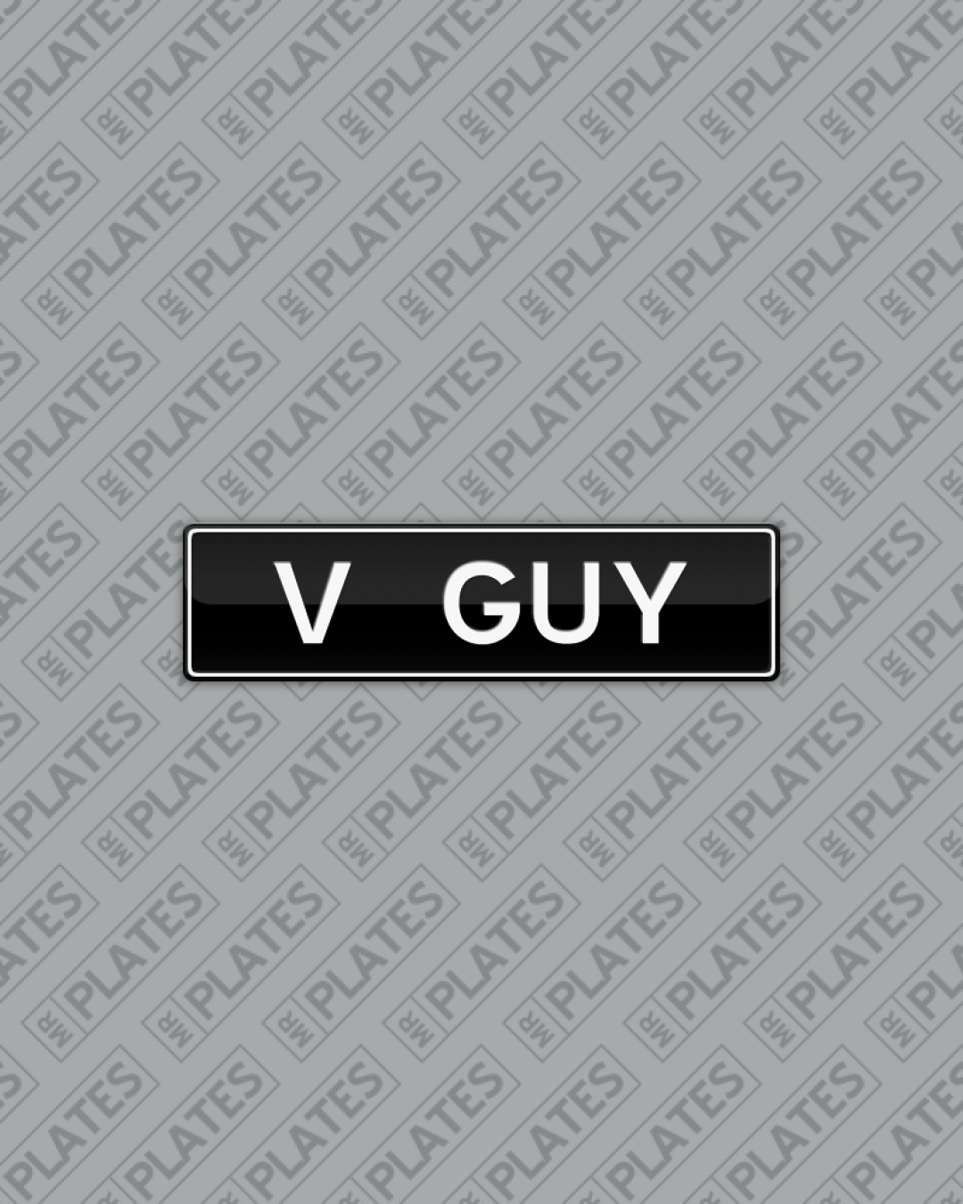 V GUY (Name) Number Plates For Sale, VIC - MrPlates