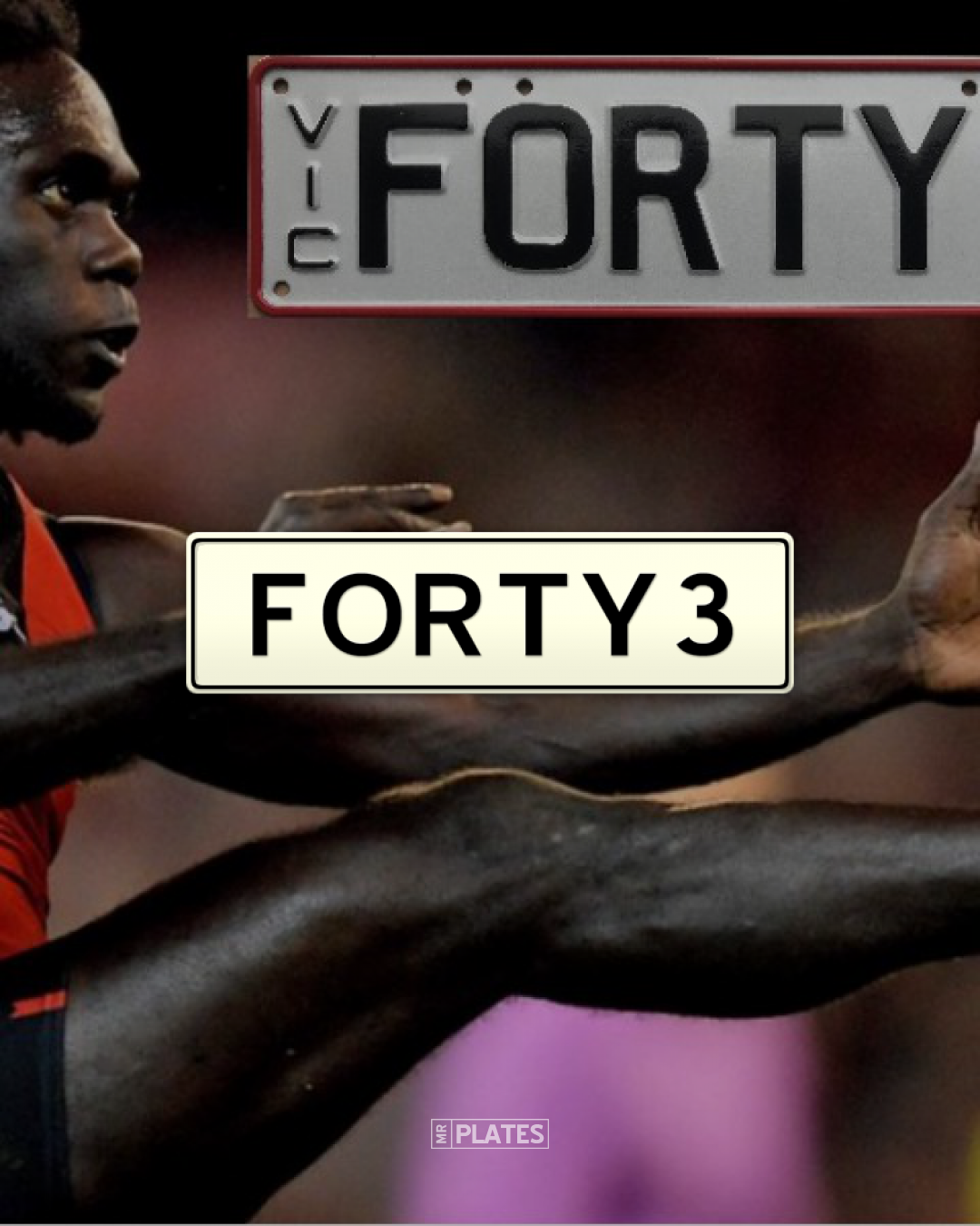 FORTY3 (43) Number Plates For Sale, VIC - MrPlates