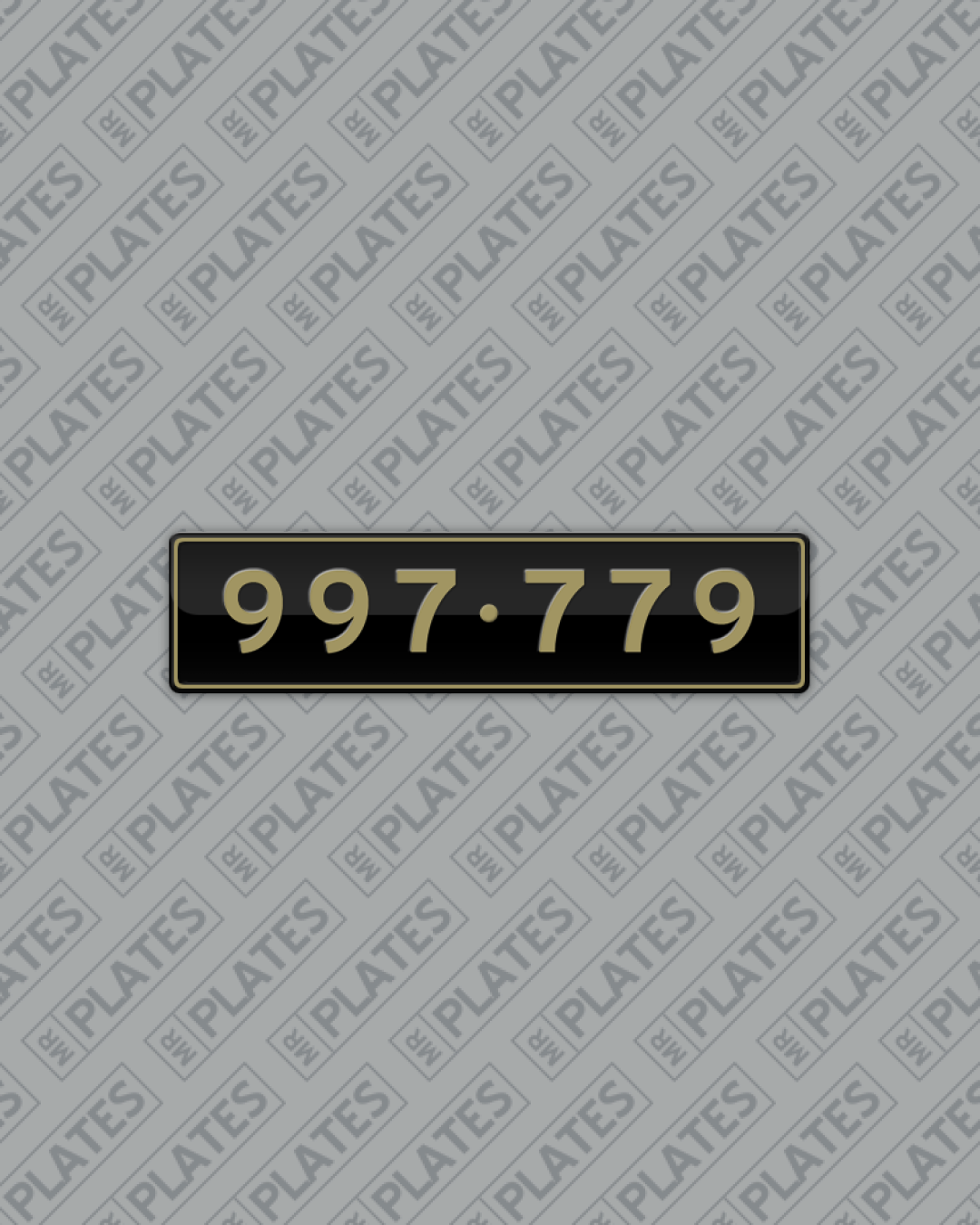 997·779 (997779 Numerical Plates) Number Plates For Sale, VIC - MrPlates
