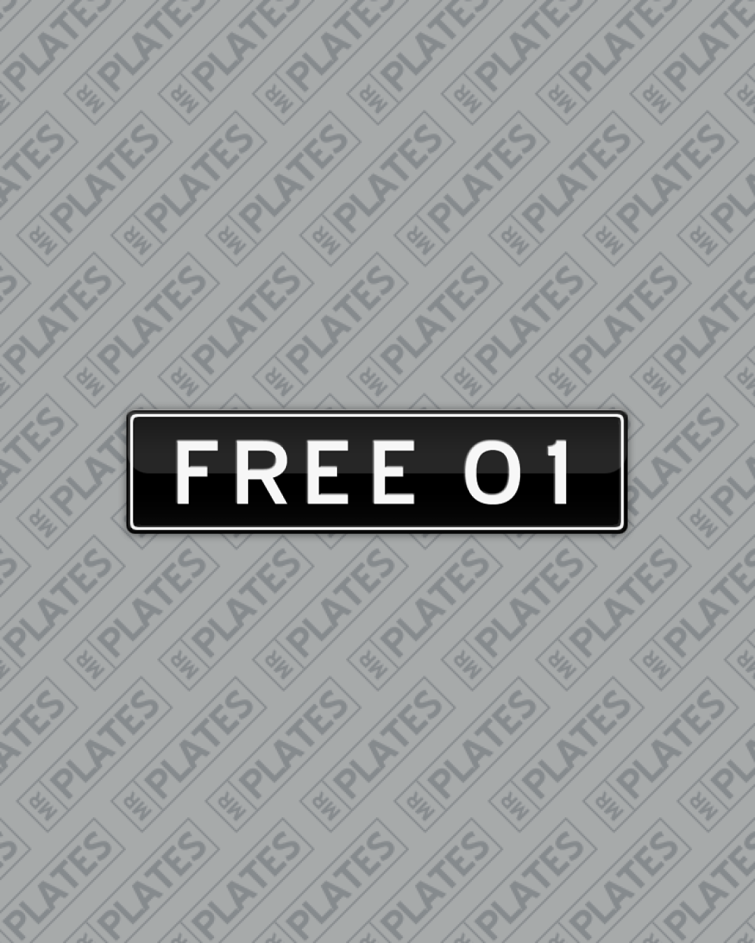 FREE 01 (Free One) Number Plates For Sale, VIC - MrPlates