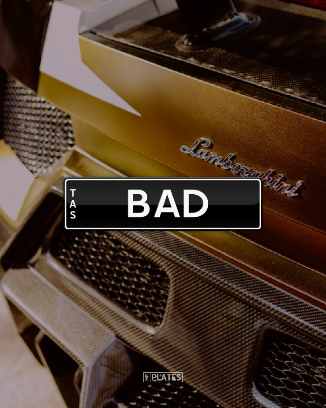 BAD Number Plates For Sale, TAS - MrPlates