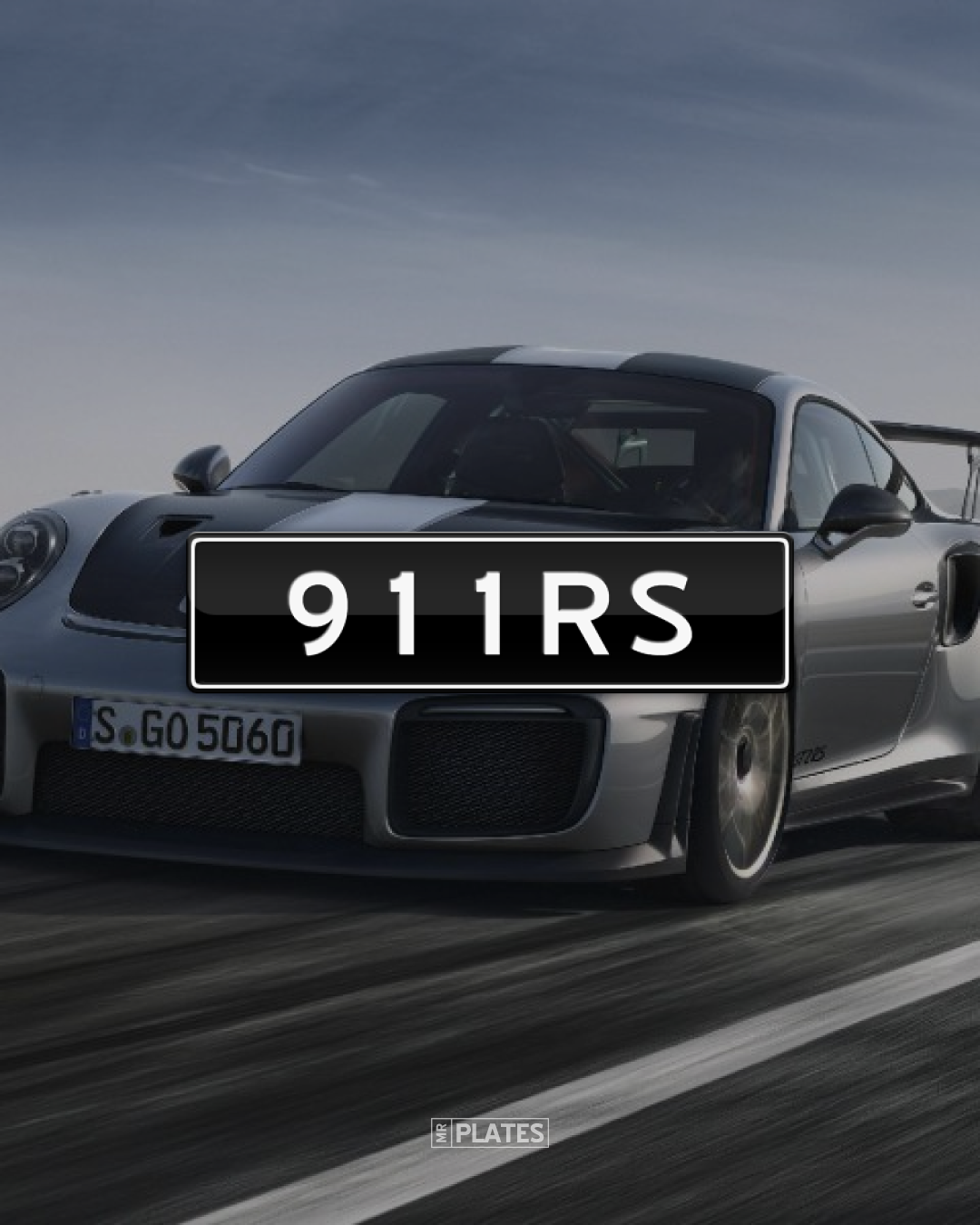 911RS (For Your 911 RS) Number Plates For Sale, VIC - MrPlates