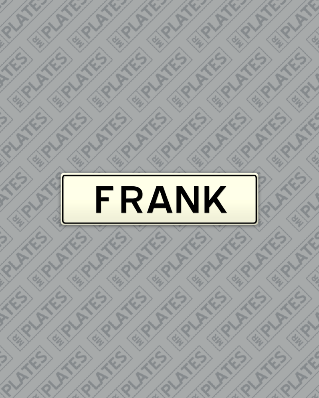 FRANK Number Plates For Sale, QLD - MrPlates