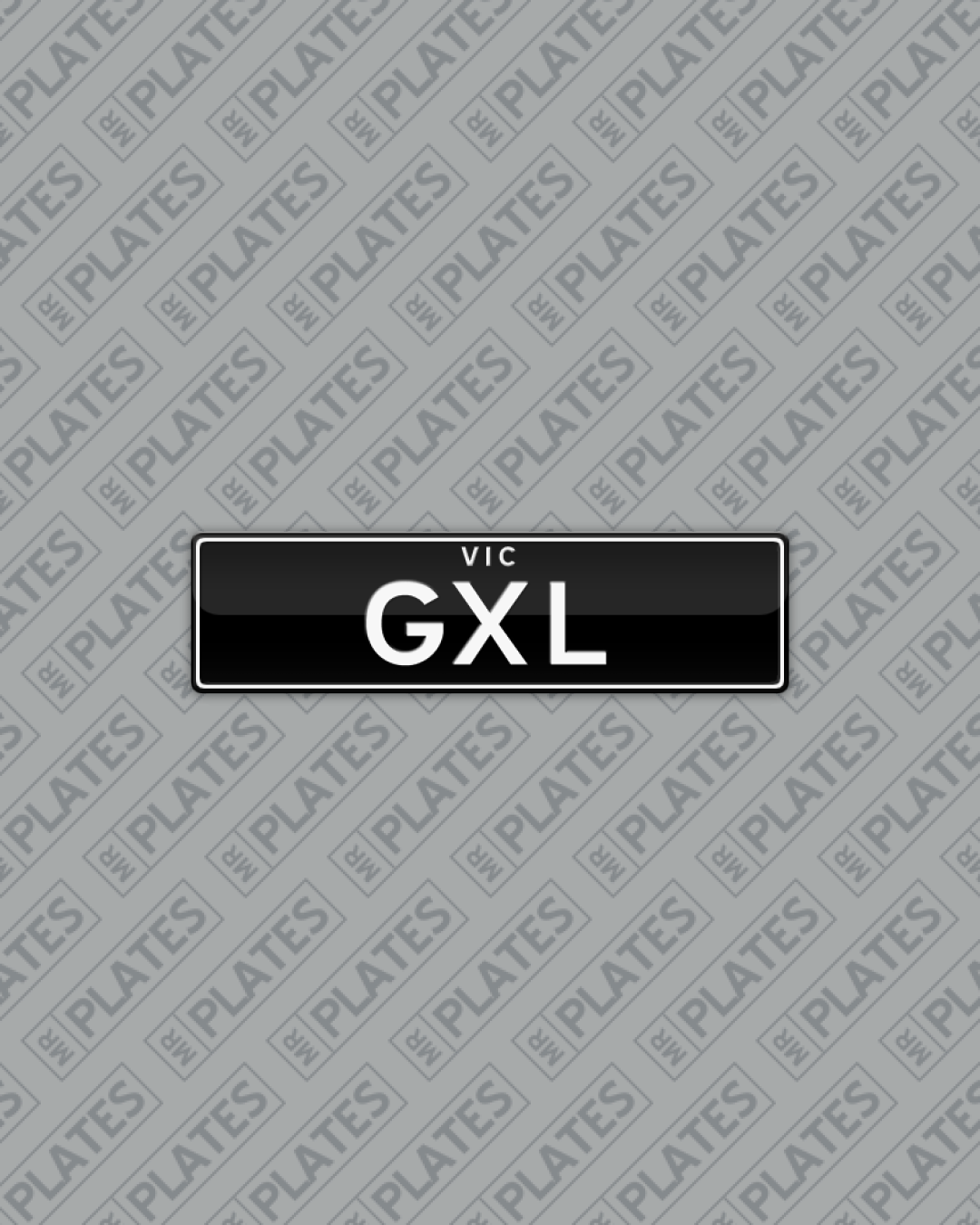 GXL (Landcruiser Or Fairmont XC) Number Plates For Sale, VIC - MrPlates