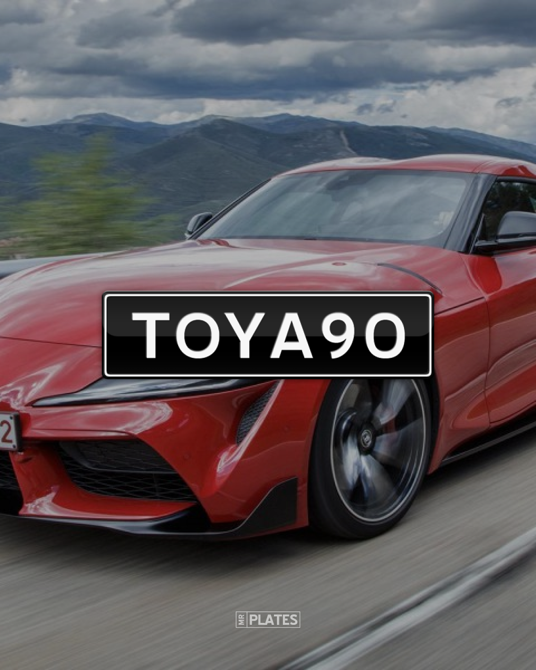 TOYA90 (Toyota Supra A90) Number Plates For Sale, VIC - MrPlates