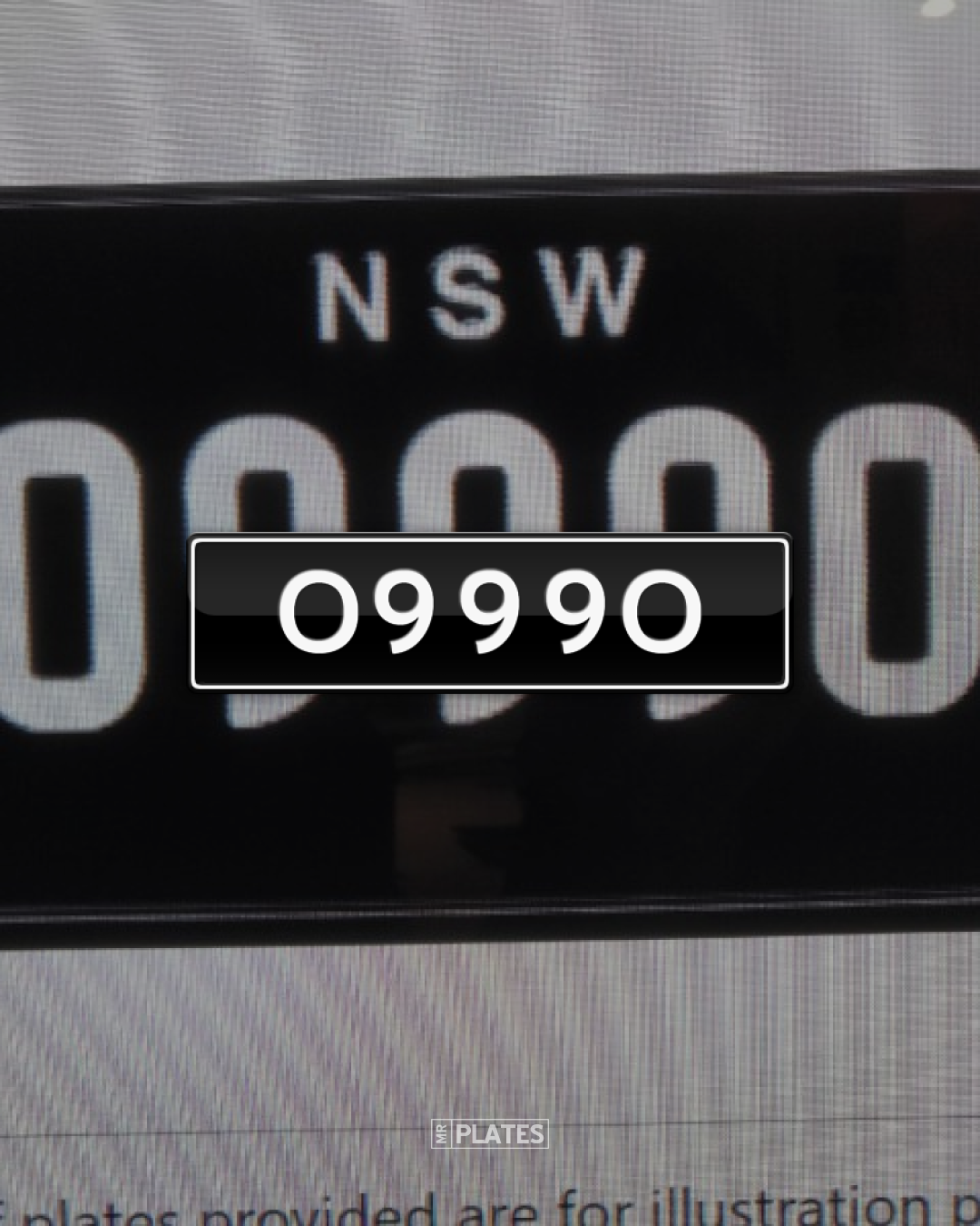O999O (SOLD) Number Plates For Sale, NSW - MrPlates