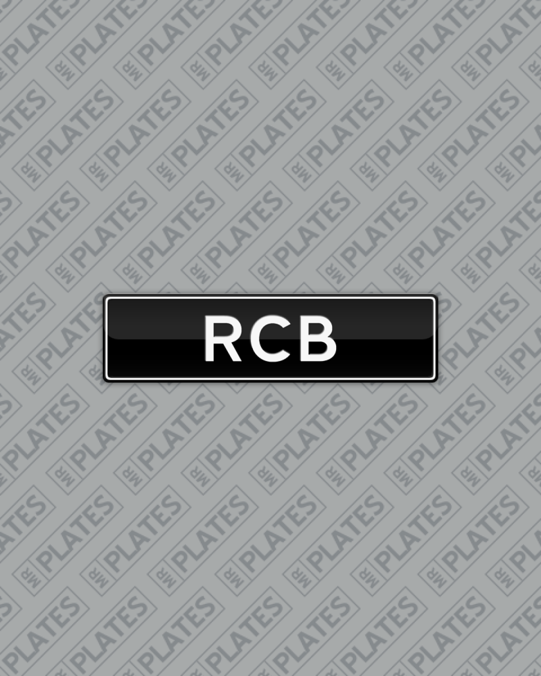 RCB Number Plates For Sale, VIC - MrPlates
