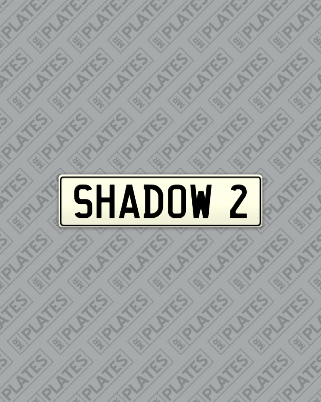 SHADOW 2 Number Plates For Sale, QLD - MrPlates