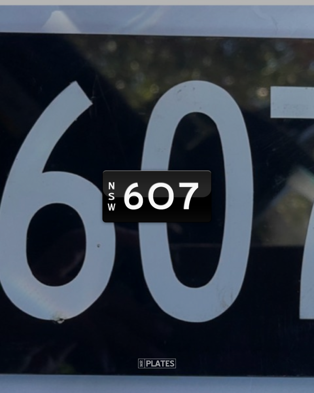 6O7 Number Plates For Sale, NSW - MrPlates