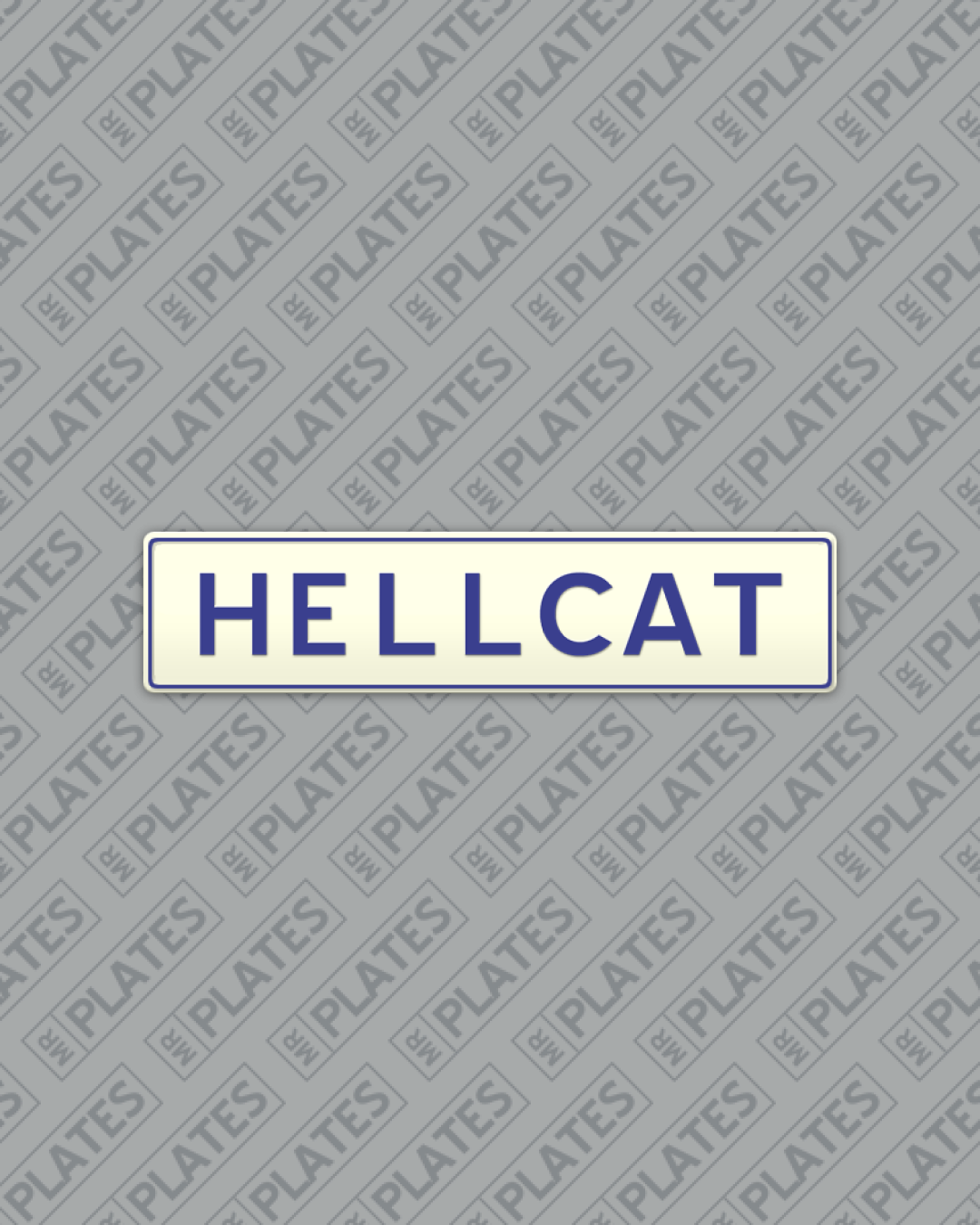 HELLCAT Number Plates For Sale, WA - MrPlates