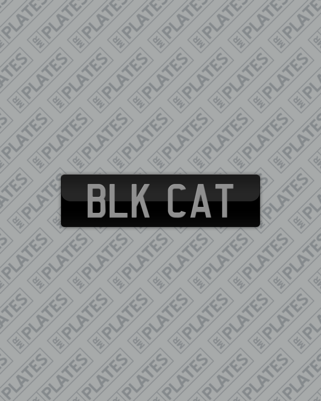 BLK CAT (Black Cat) Number Plates For Sale, QLD - MrPlates