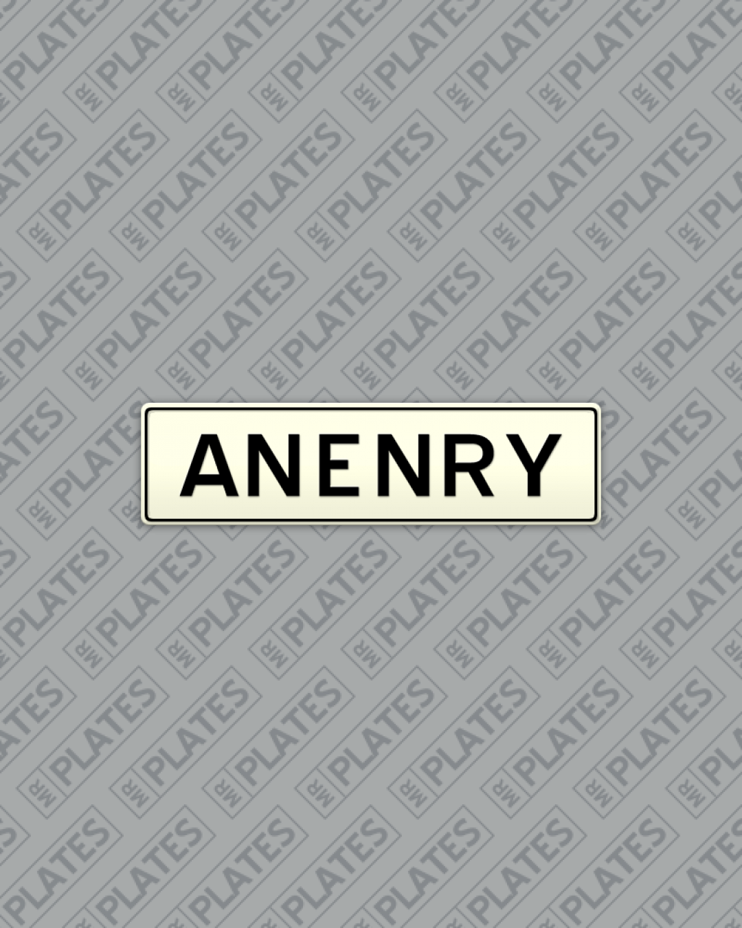 ANENRY (Henry Ford Or Henry) Number Plates For Sale - MrPlates