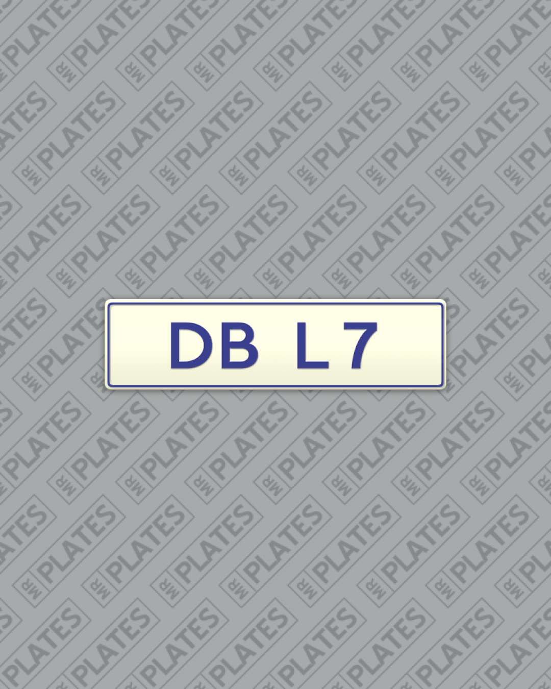 DB L7 (James Bond 007) Number Plates For Sale - MrPlates