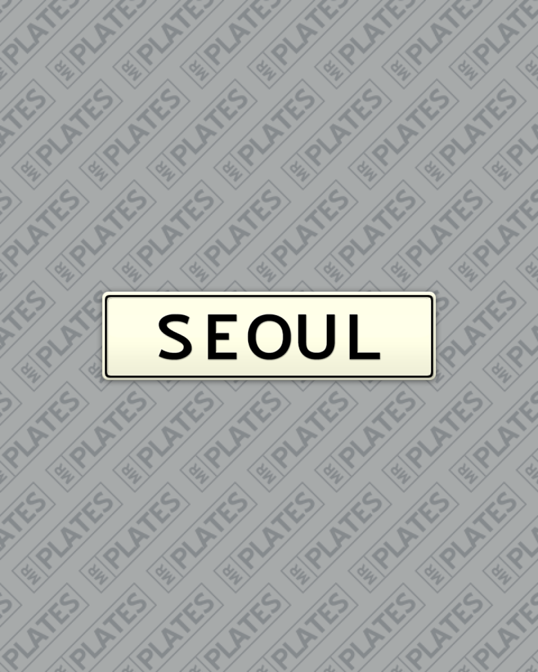 SEOUL Number Plates For Sale, NSW - MrPlates