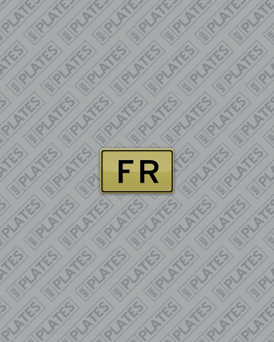 FR (Initials) Number Plates For Sale, NSW - MrPlates