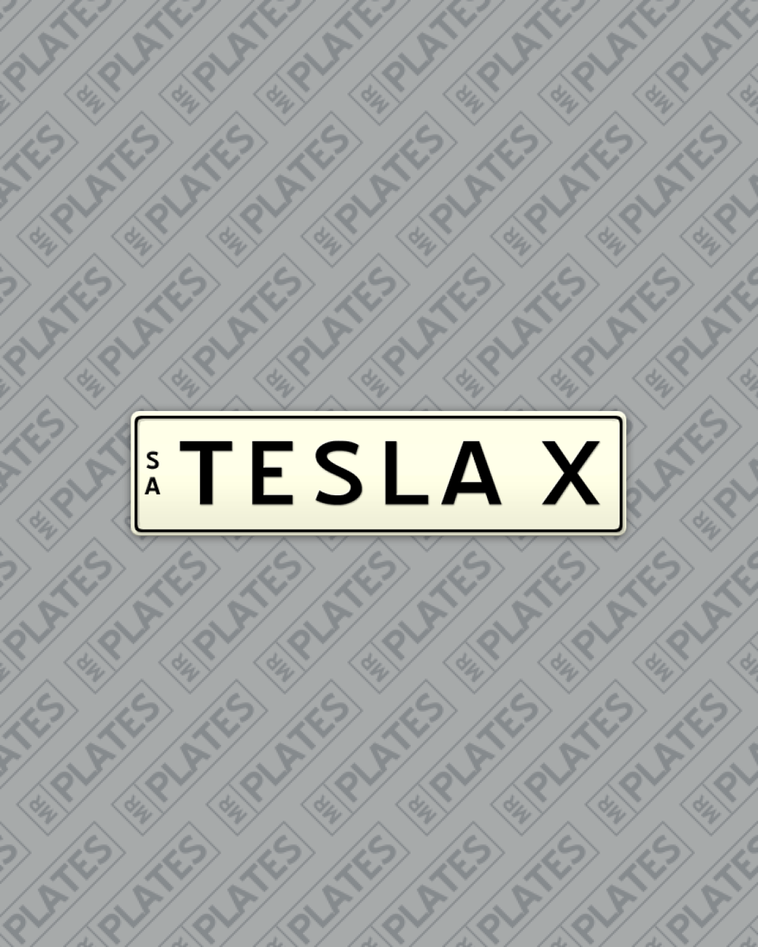 TESLA X (Vehicle Make & Model) Number Plates For Sale, SA - MrPlates