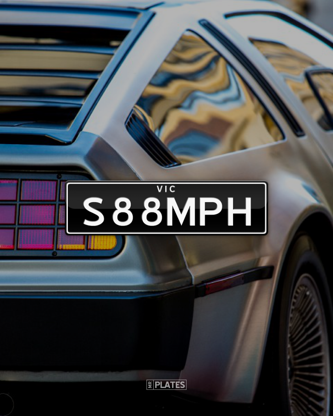 S88MPH (Speed 88 MPH - Back To The Future) Number Plates For Sale, VIC ...