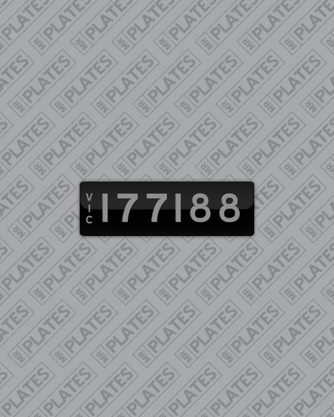 I77I88 (Lucky Number) Number Plates For Sale, VIC - MrPlates