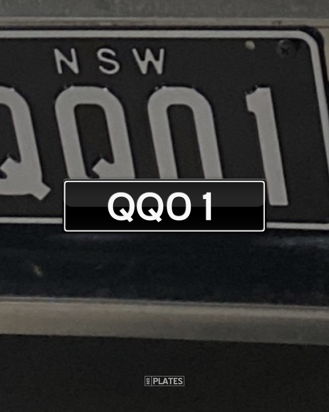 QQ01 (Number 1) Number Plates For Sale, NSW - MrPlates