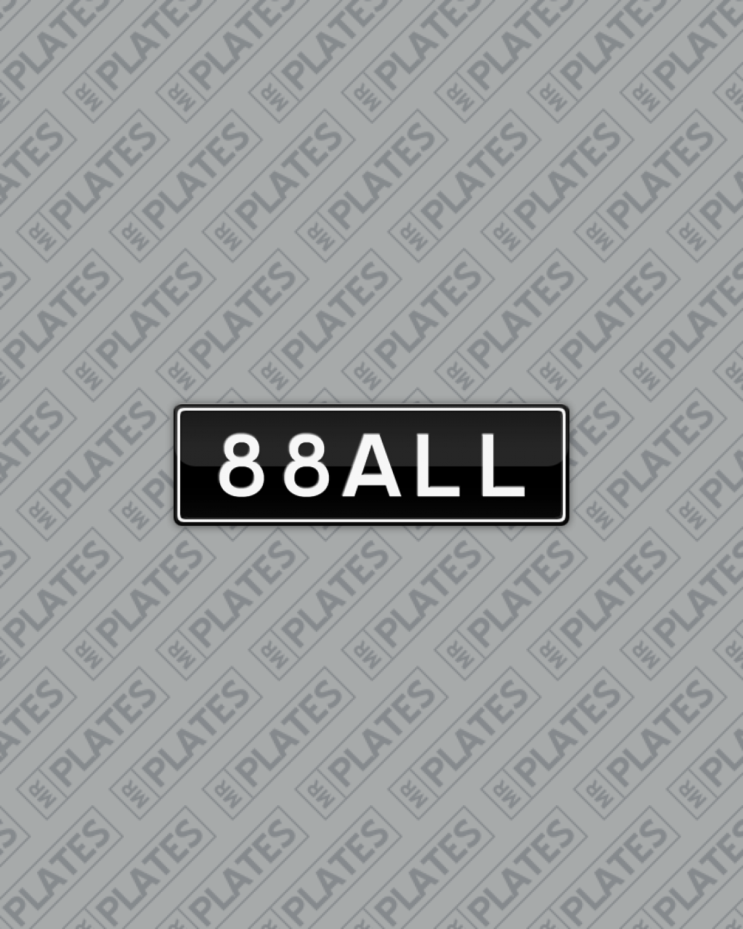88ALL (8 Ball) Number Plates For Sale, QLD - MrPlates