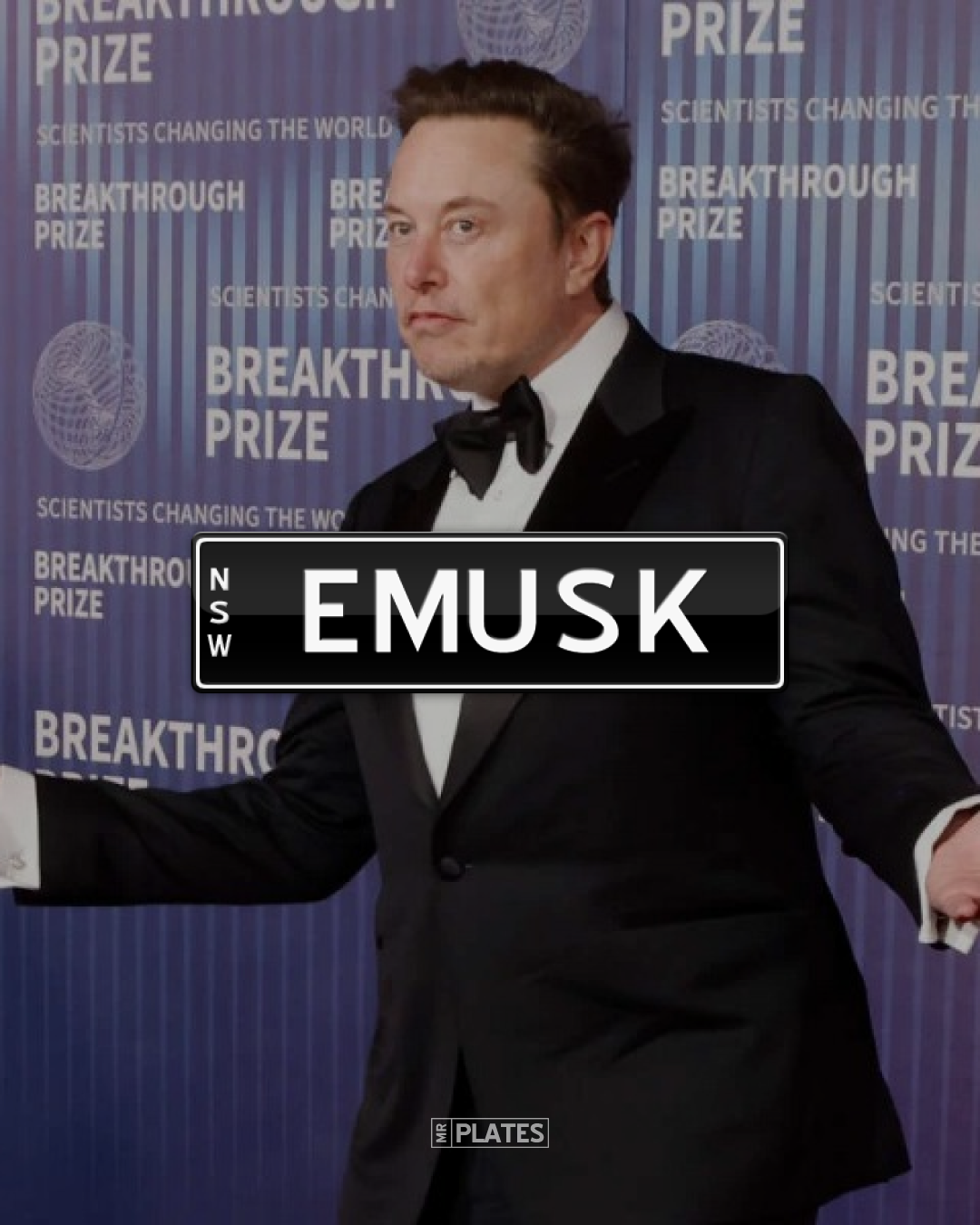 EMUSK (Elon Musk) Number Plates For Sale, NSW - MrPlates